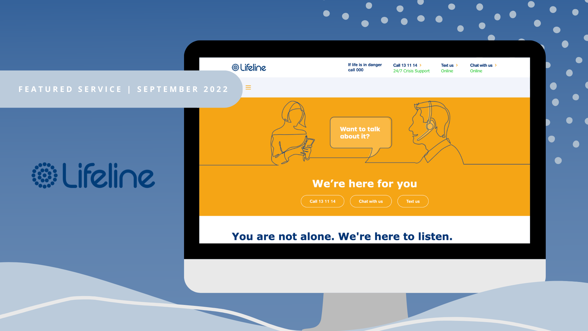 September Featured Service: Lifeline - eMHprac